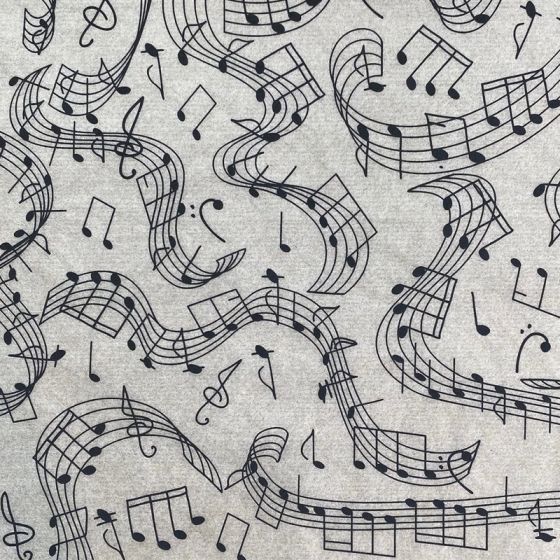 Music Notes Underglaze Transfer Sheet - Black – Hot Clay
