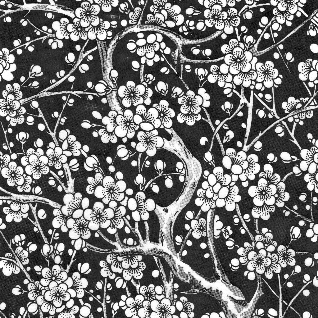 Cherry Flower Underglaze Transfer Sheet: Black – Hot Clay