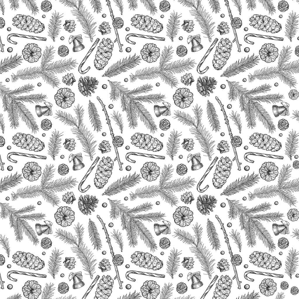 Bells & Holly Underglaze Transfer Sheet – Hot Clay